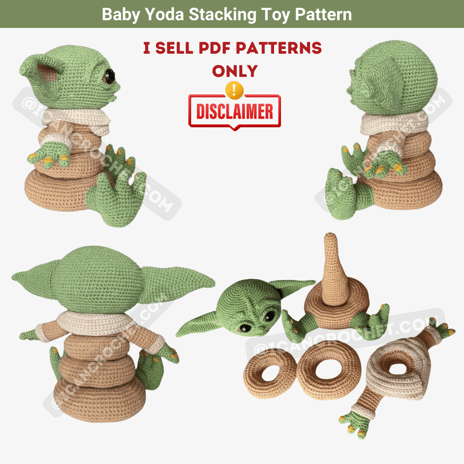 Amigurumi Stacking Toys Crochet Patterns for Beginners – ICANCROCHET